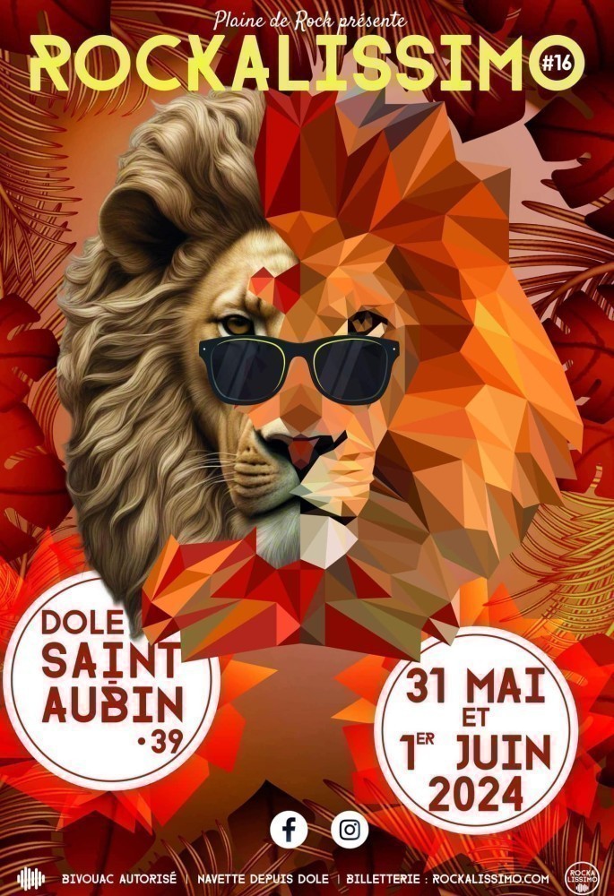 Festival Rockalissimo 2024 à Saint-Aubin (39) - Programme, concerts, billets - Du 31 mai au 01 ...