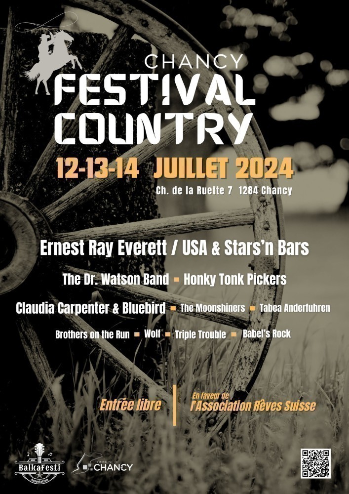 Festival Country Chancy 2024 à Chancy (Suisse) - Programme, concerts ...
