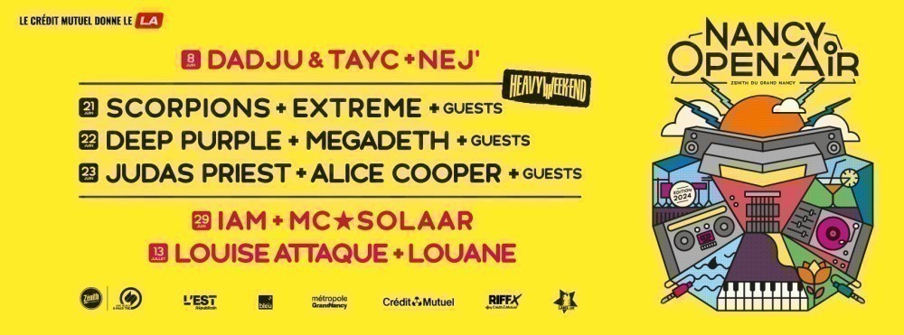 Festival Nancy Open Air 2023 à Nancy 54 Programme Places Billets
