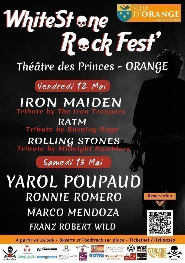 Festival Whitestone Rock Fest 2023 à Orange (84) - Programme, concerts ...